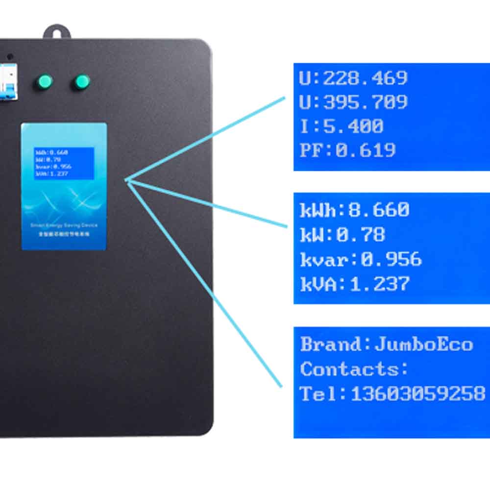 C200-C300 3Phase Power Saver - JumboEco Energy Saver Power Station