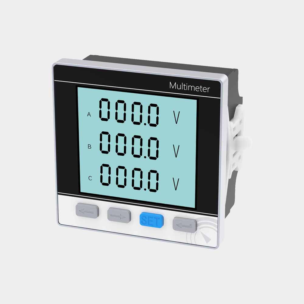 Three Phase Voltage+Amp Meter - JumboEco Energy Saver Power Station